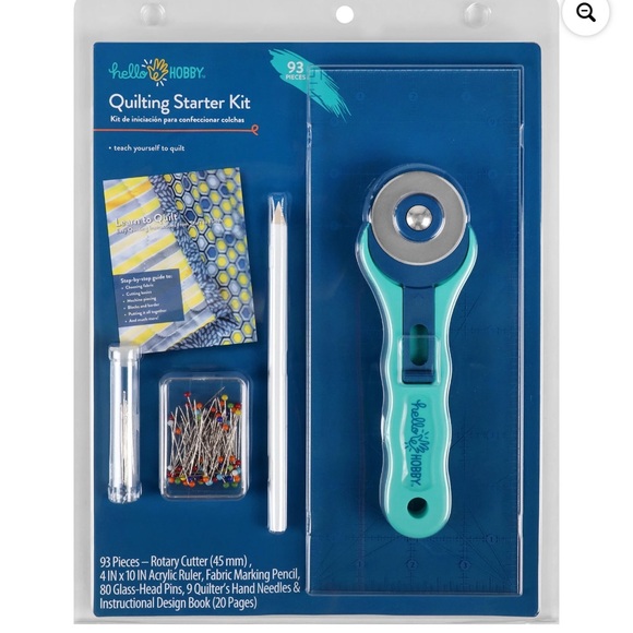 Hello Hobby | Art | Quilting Starter Kit By Blue And Silver Hello Hobby ...